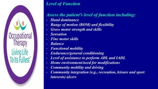Occupational Therapy Amputation Intervention | PPTX