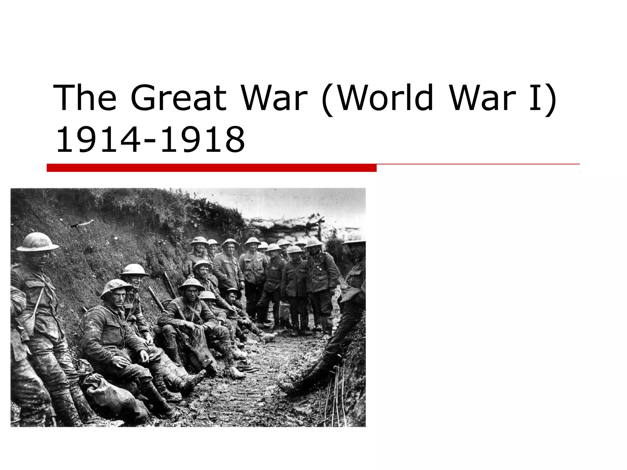 world war-1 | PPT | Death, Injury, or Military Conflict | Sensitive Topics