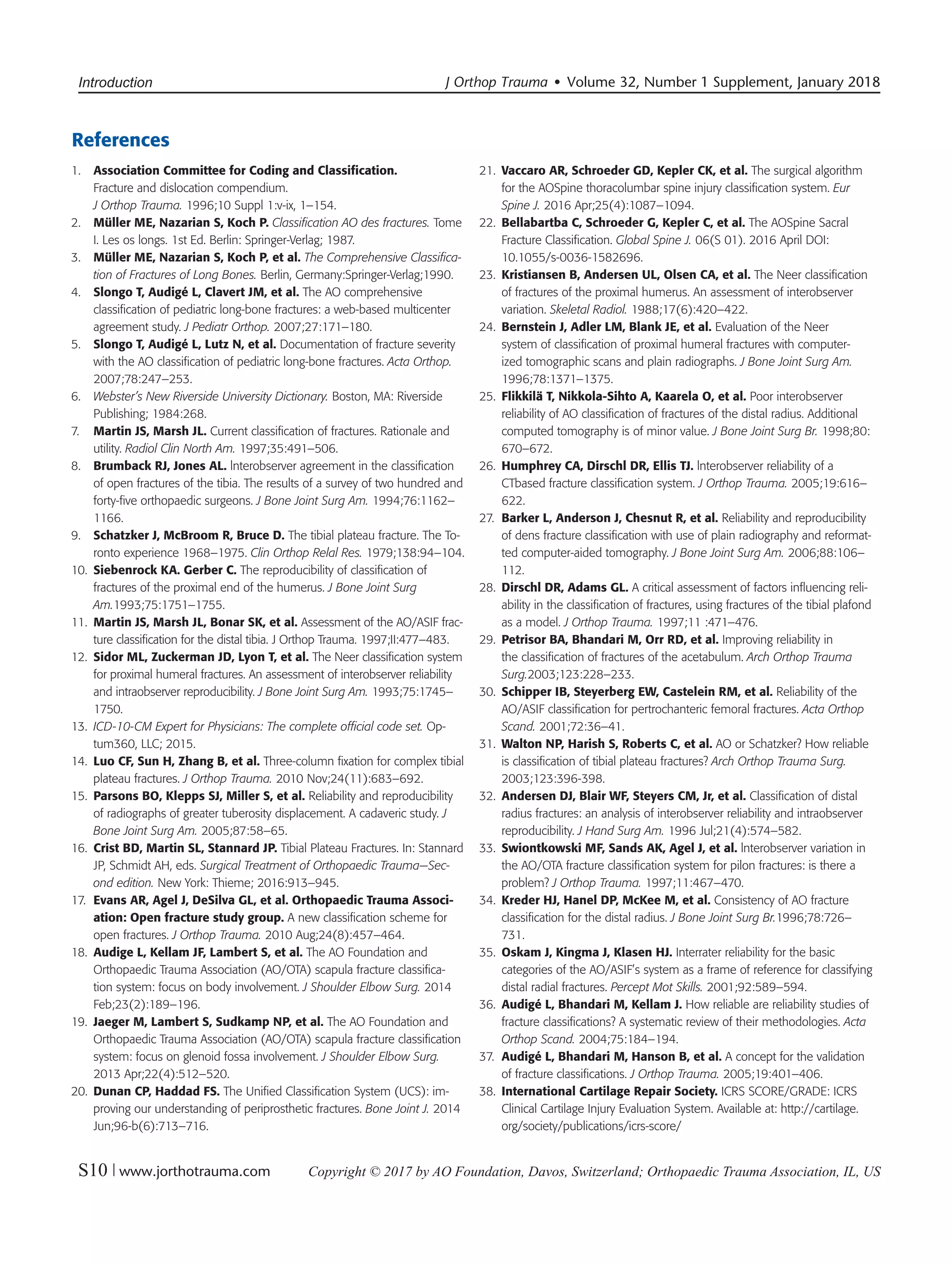 AOOTA Classification Compendium 2018.pdf