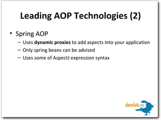Spring AOP @ DevClub.eu | Programming Languages | Computing