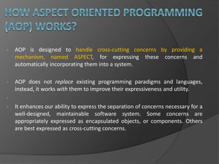Aspect Oriented Programming | PPT