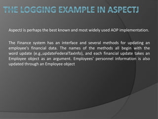 Aspect Oriented Programming | PPT