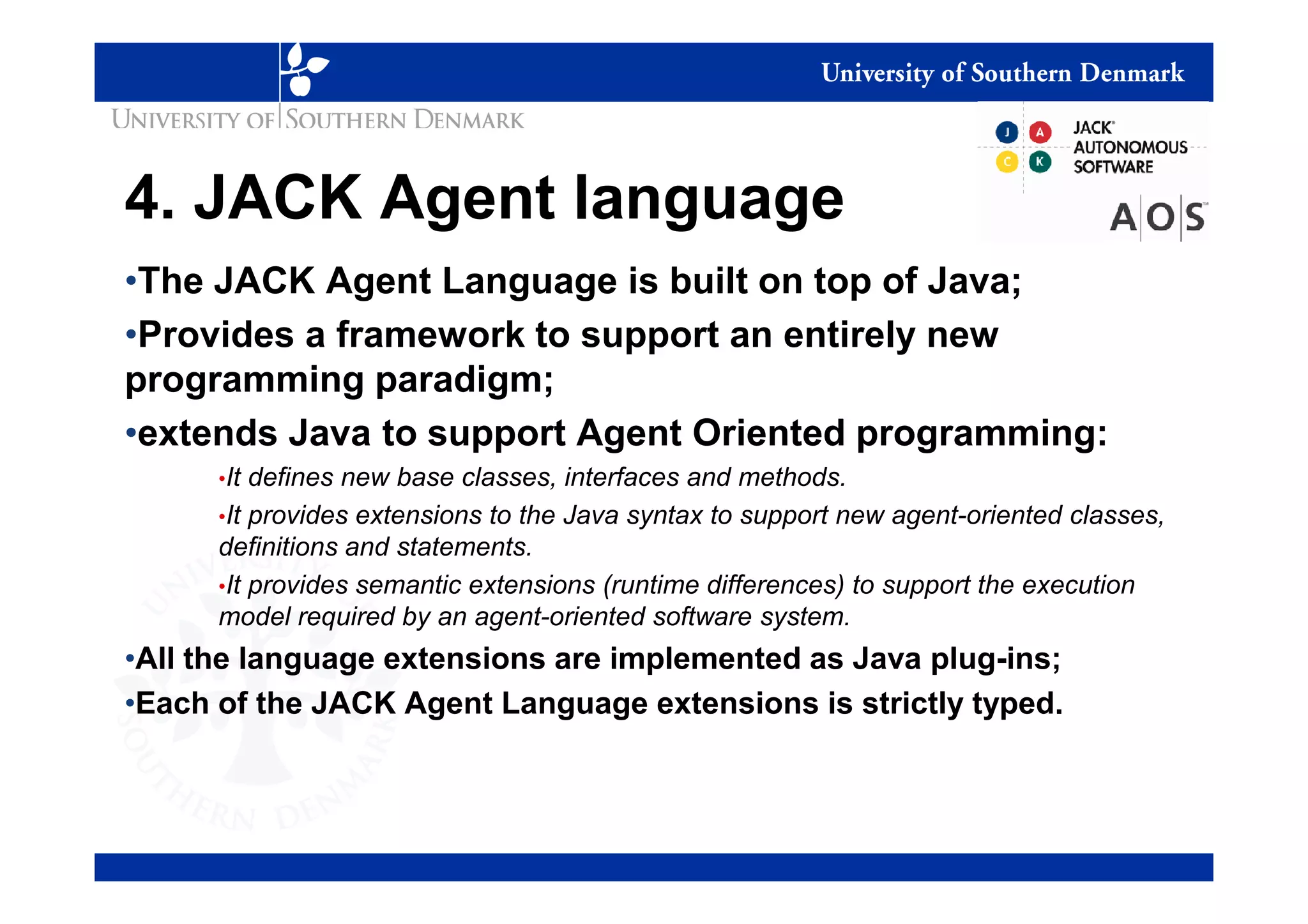 JACK intelligent Agents - an framework overview | PDF