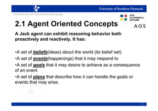 JACK intelligent Agents - an framework overview | PDF
