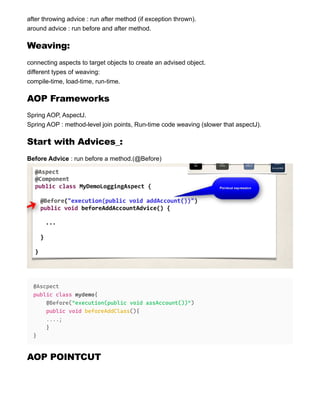 AOP (Aspect-Oriented Programming) spring boot | PDF