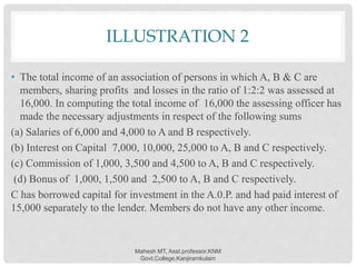 TAX ASSESSMENT OF ASSOCIATION OF PERSONSB(AOP)/BODY OF IDIVIDUALS (BOI ...