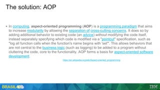 Aspect Oriented Programming | PPTX | Programming Languages | Computing