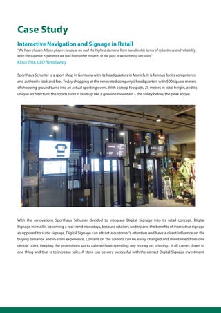 AOpen Digital Signage Market, Trends & Case Studies | PDF | Business ...