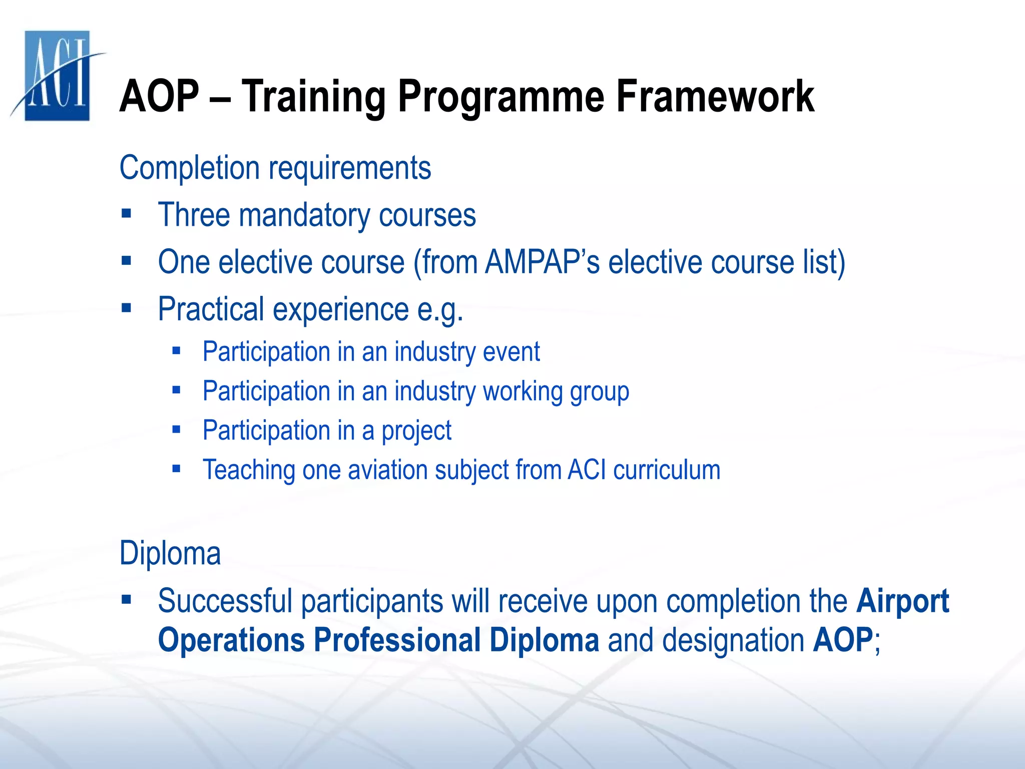 AOP Overview Plan | PPT