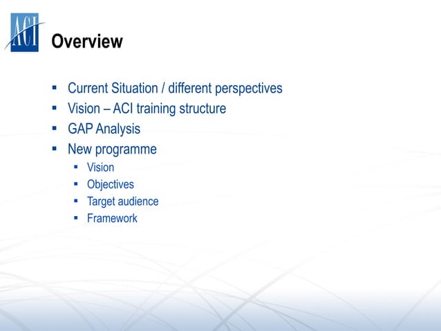 AOP Overview Plan | PPT