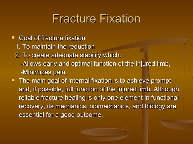 AO Principles of Fracture treatment & Different Implants. | PPT