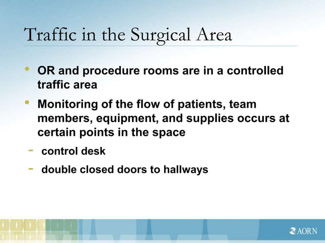 AORN Module 3 Cleaning the OR and Procedure Rooms(1).pptx | Home ...