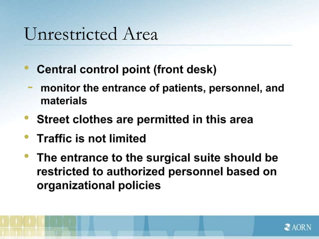 AORN Module 3 Cleaning the OR and Procedure Rooms(1).pptx | Home ...