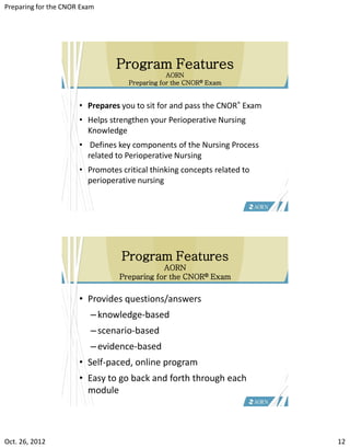 Preparing for the CNOR Exam | PDF