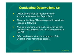 Behaviour Observation Process | PDF