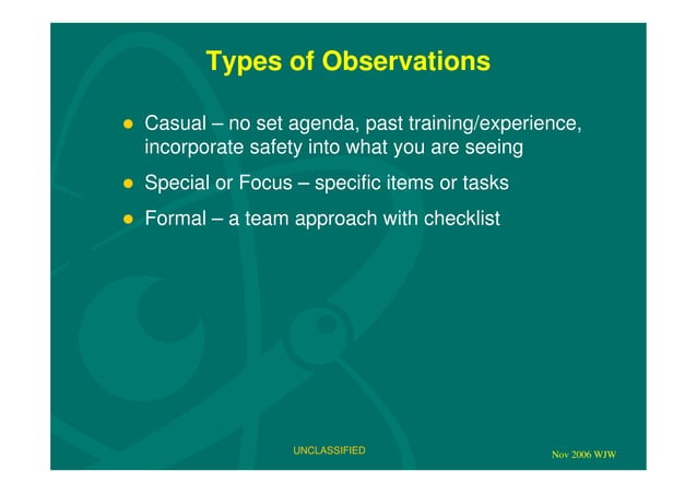 Behaviour Observation Process | PDF