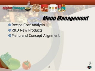 Alpha Omega Restaurant Solutions | PPT