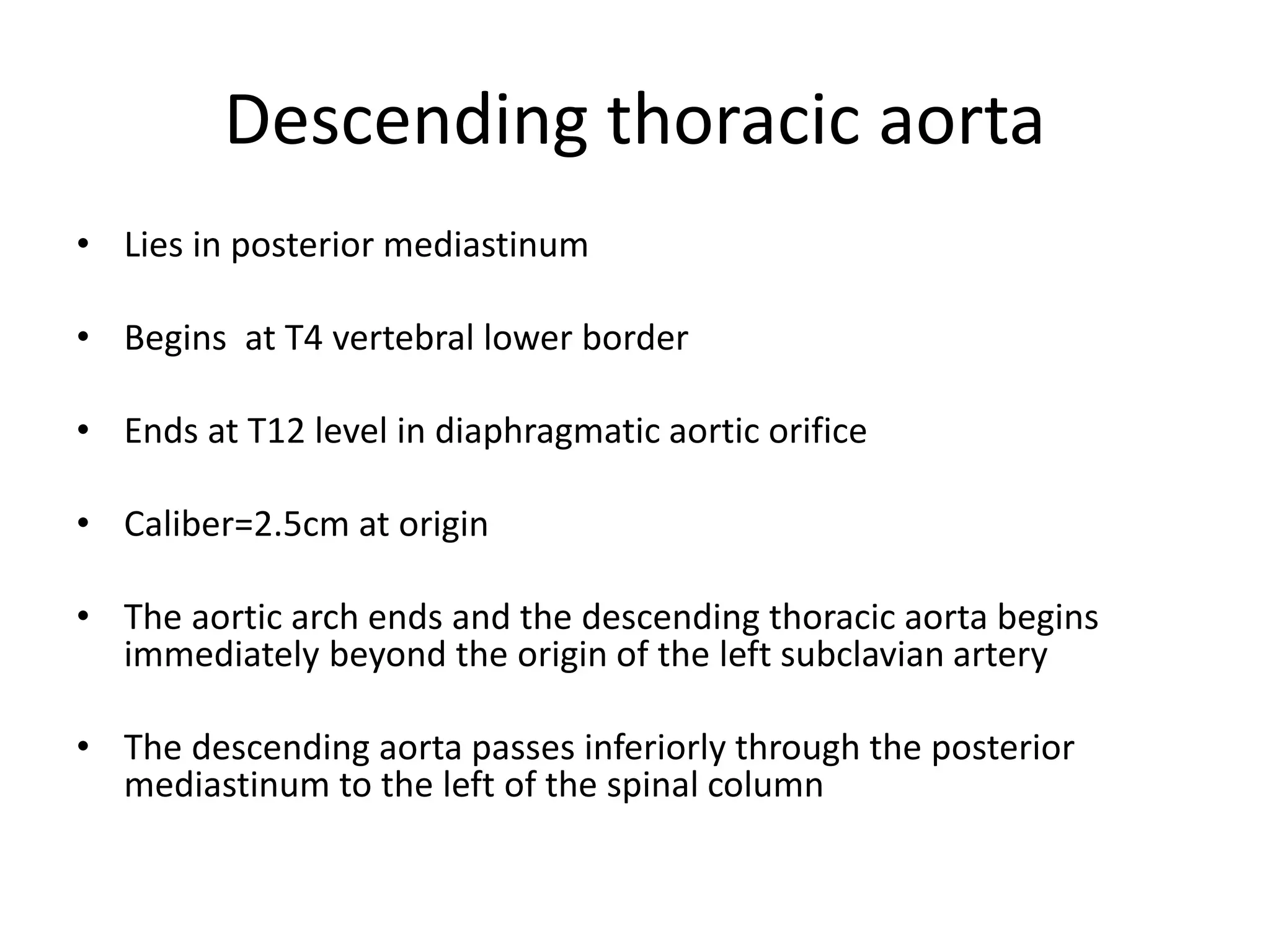 Aorta: anatomy and congenital anomalies | PPTX