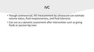 aorta & ivc-compressed pocus slides Malaysia | PDF