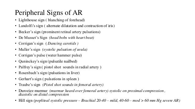 Anesthesia Management in Aortic Regurgitation