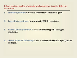 Aortic aneurysm and stenosis | PPTX