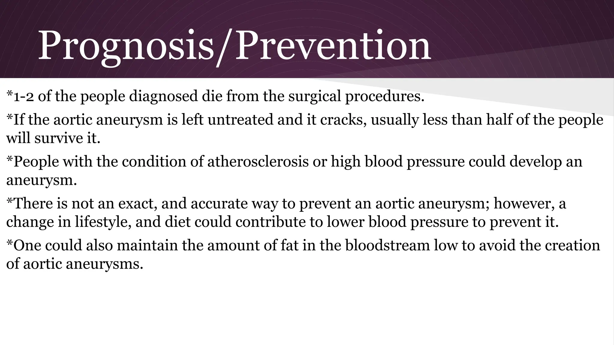 Aortic Aneurysm detailed explanation pptx | PPTX