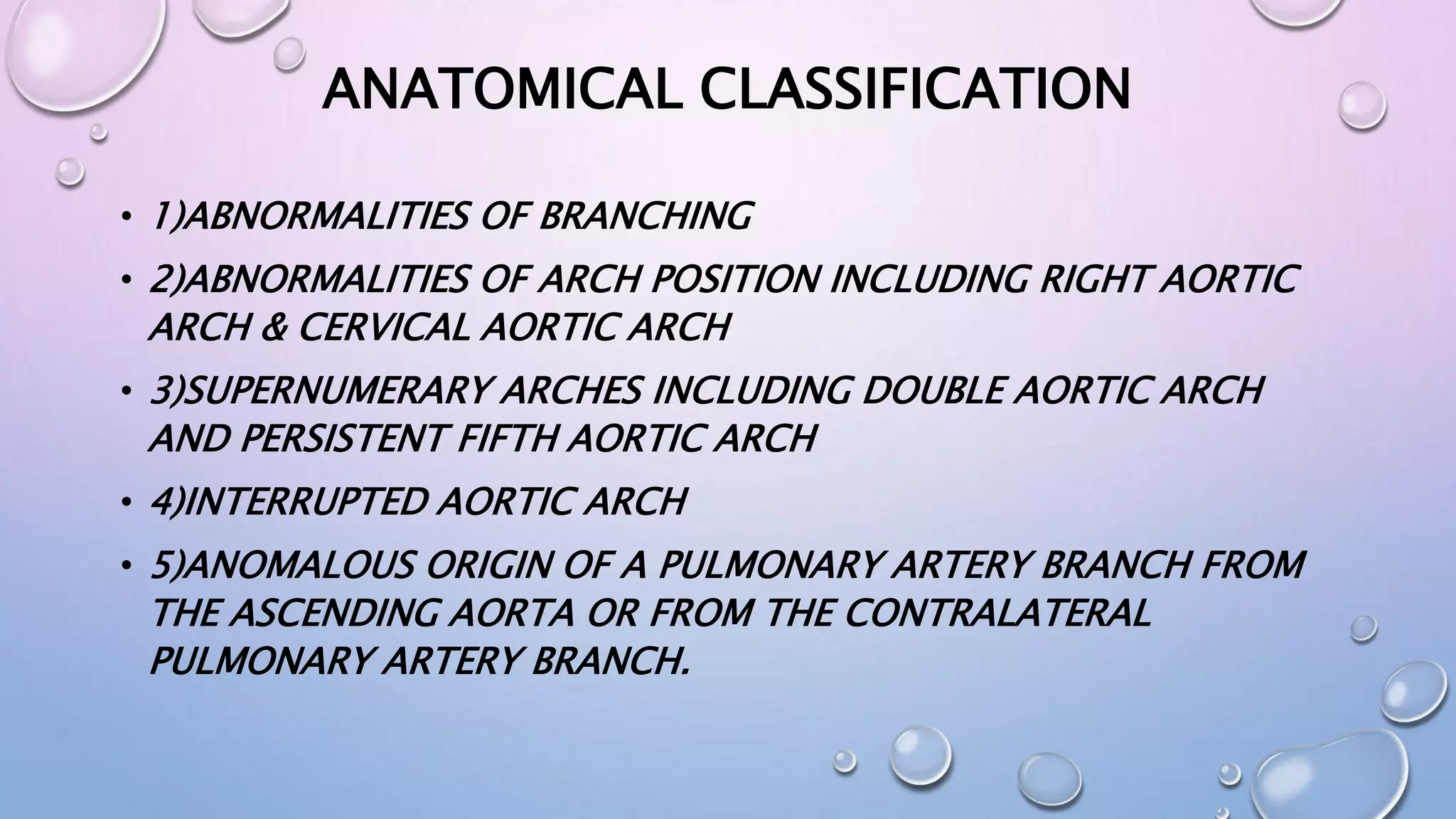 Aortic arch anomalies | PPTX | Heart and Cardiovascular Diseases ...