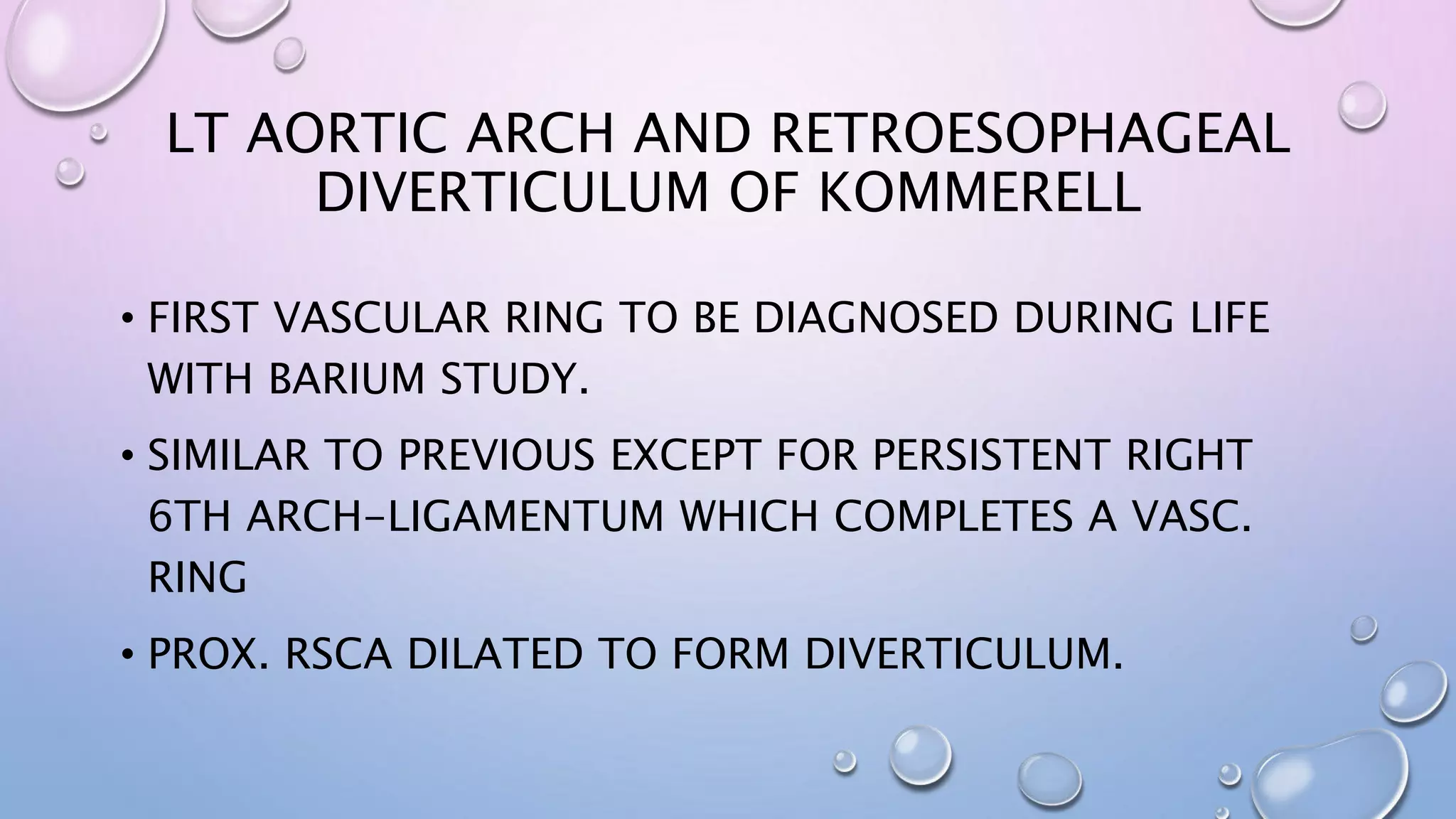 Aortic arch anomalies | PPTX | Heart and Cardiovascular Diseases ...