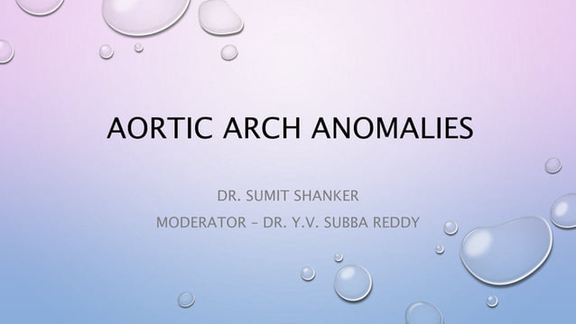 Aortic arch anomalies | PPTX | Heart and Cardiovascular Diseases ...
