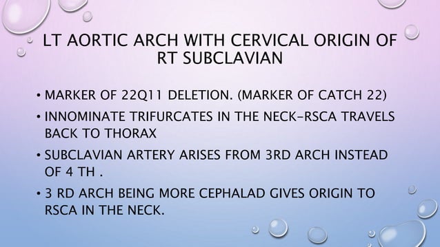 Aortic arch anomalies | PPTX | Heart and Cardiovascular Diseases ...