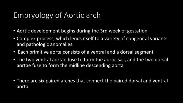 AORTIC ARCH ANOMALIES 2.pptx | Heart and Cardiovascular Diseases ...