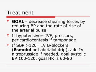 Aortic dissection | PPT