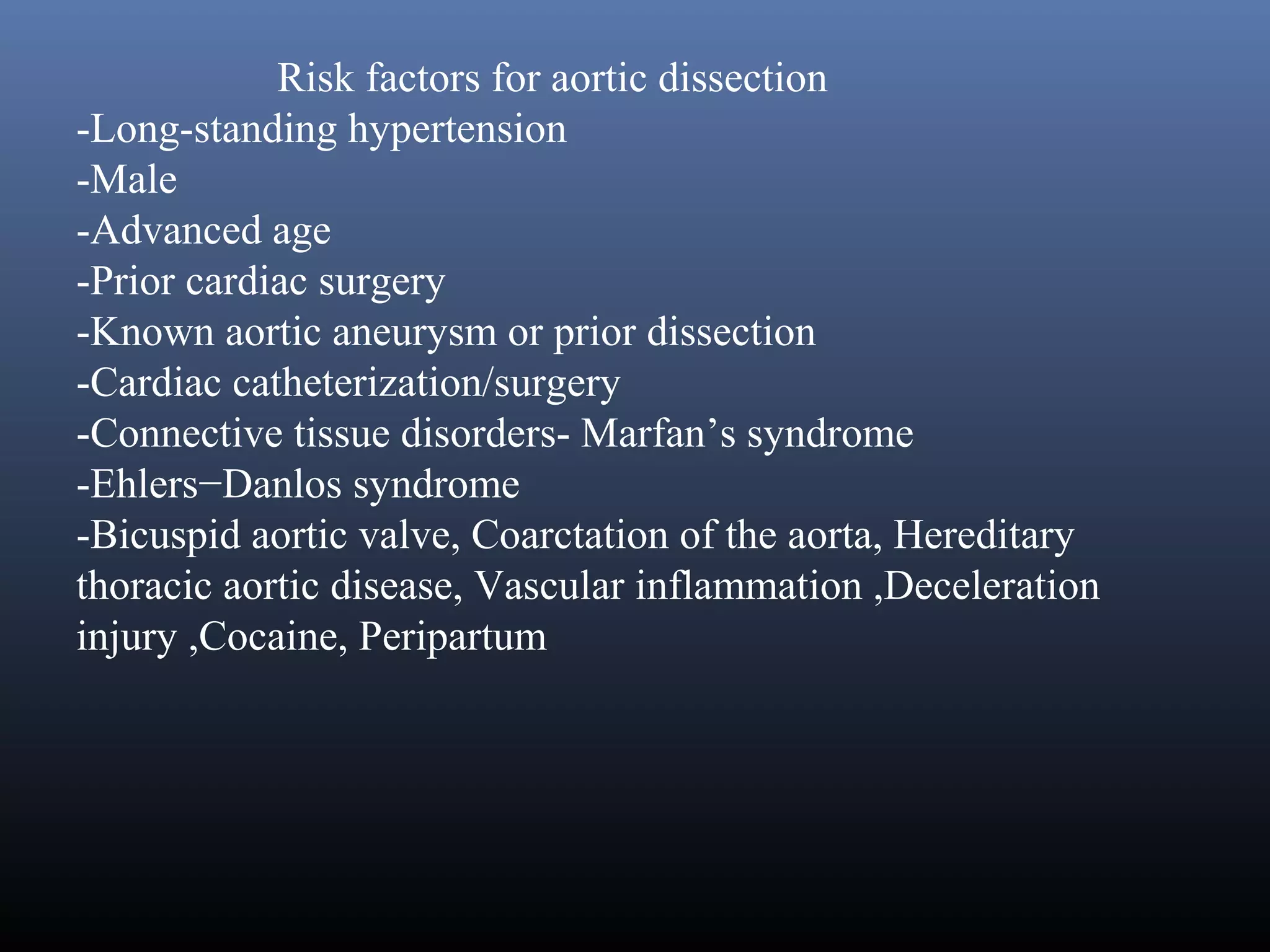 Imaging of Aortic Dissection | PPT
