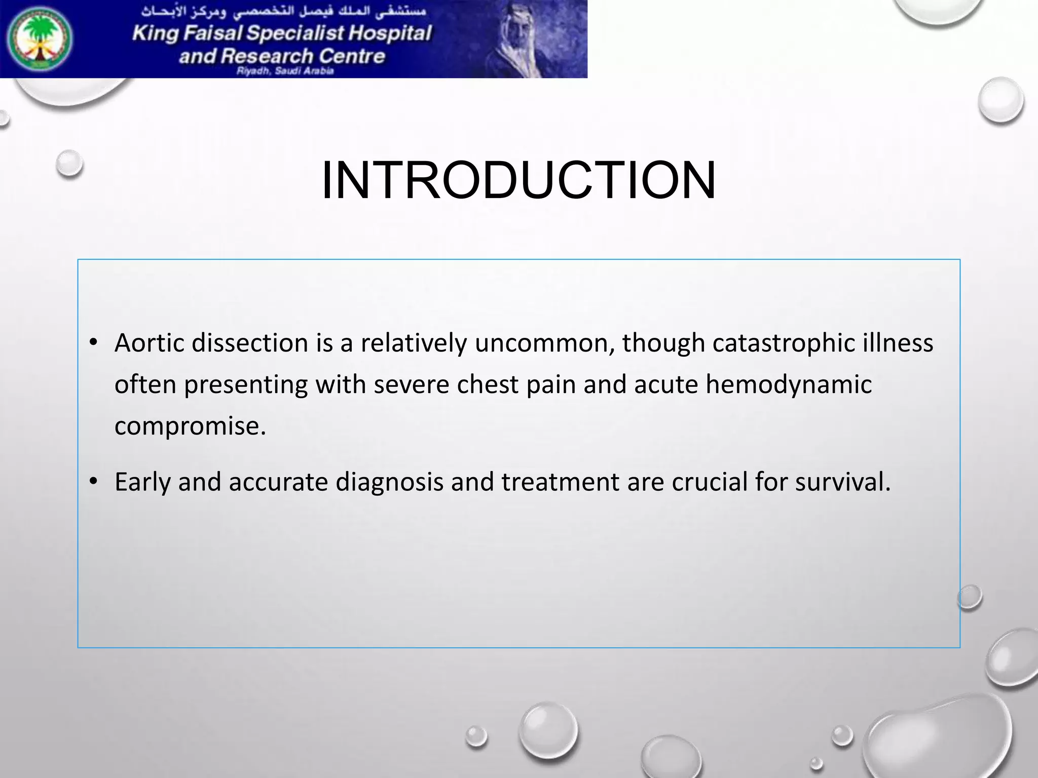 Aortic dissection, pathophysiology, risk, incidence, types and ...