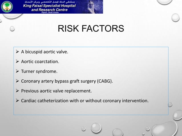 Aortic dissection, pathophysiology, risk, incidence, types and ...