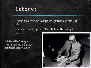 Aortic dissection | PPT