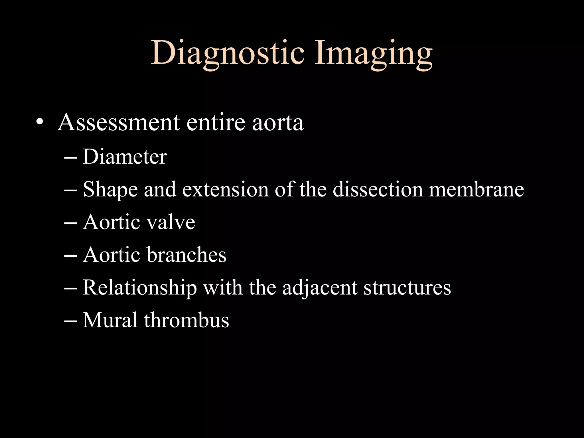 Aortic dissection | PPT