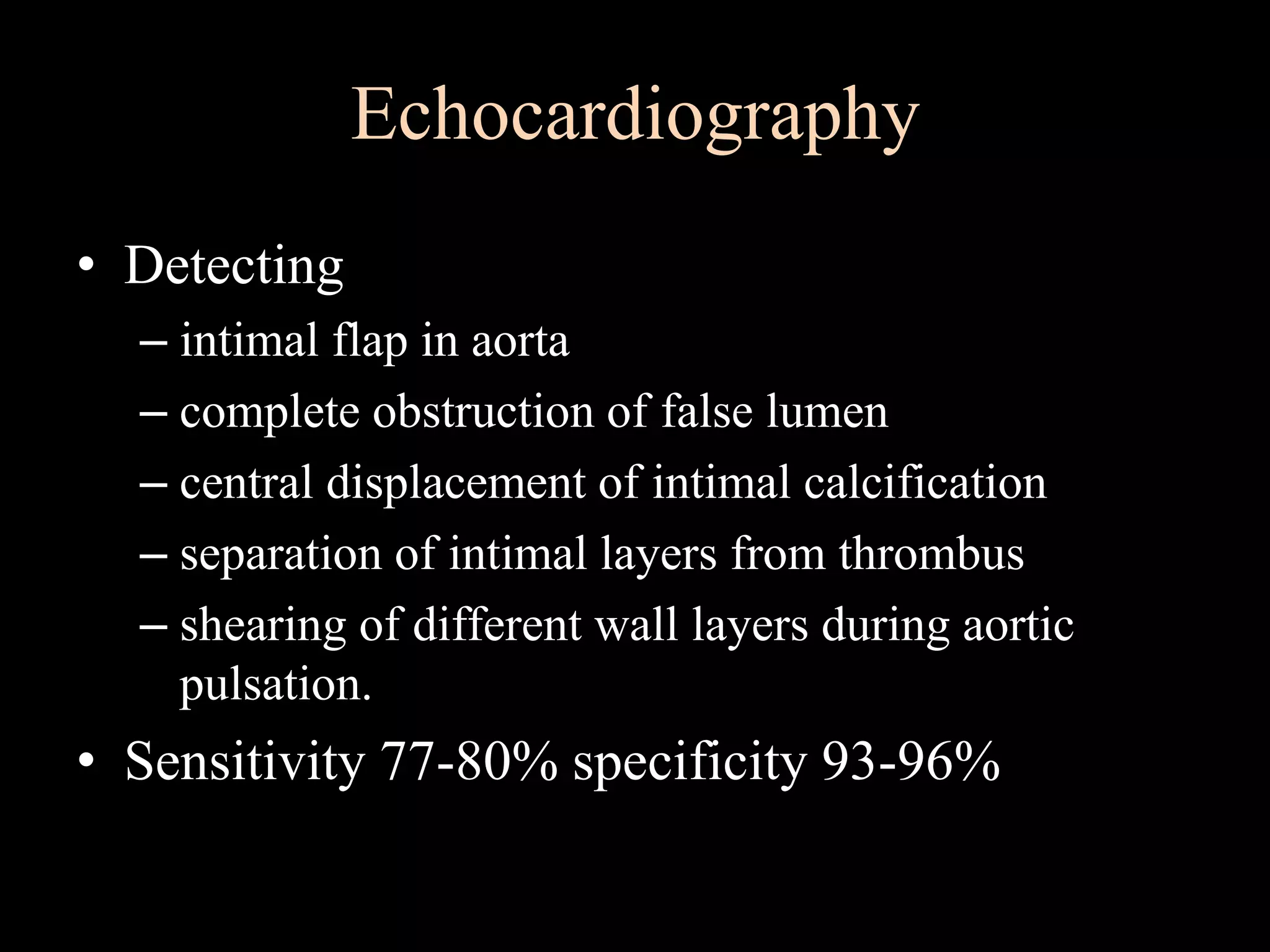 Aortic dissection | PPTX