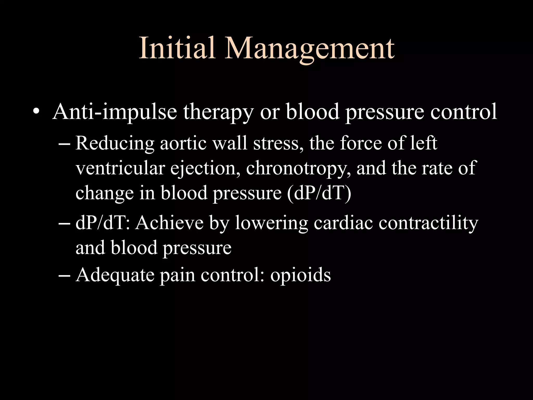Aortic dissection | PPTX