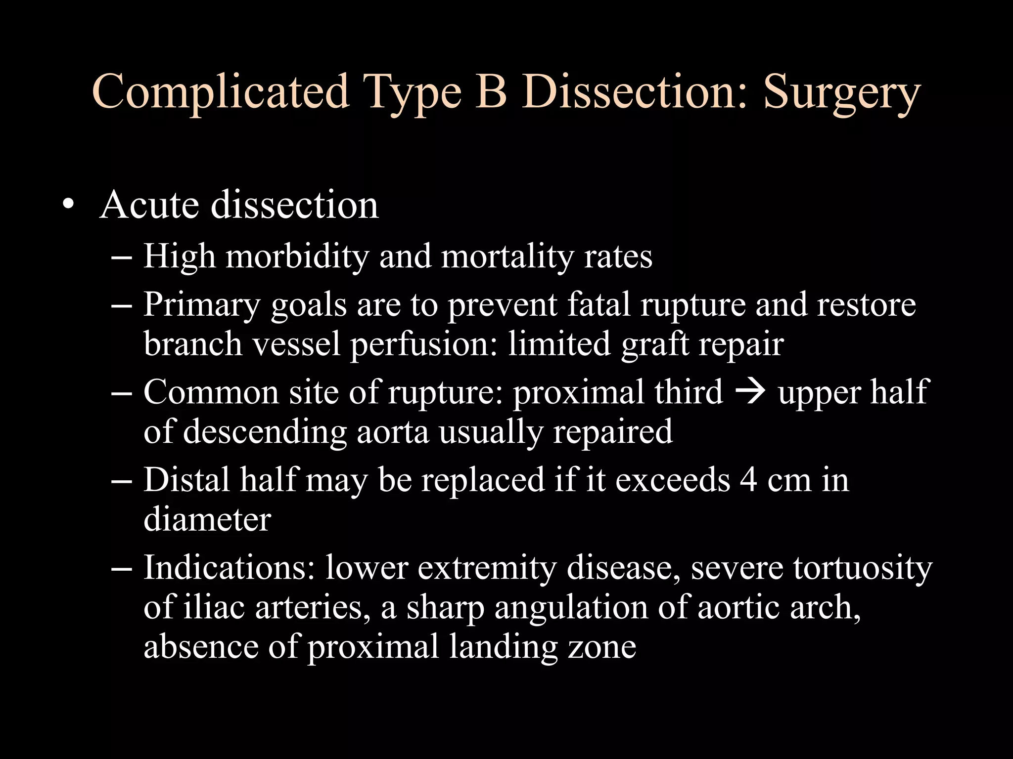 Aortic dissection | PPTX