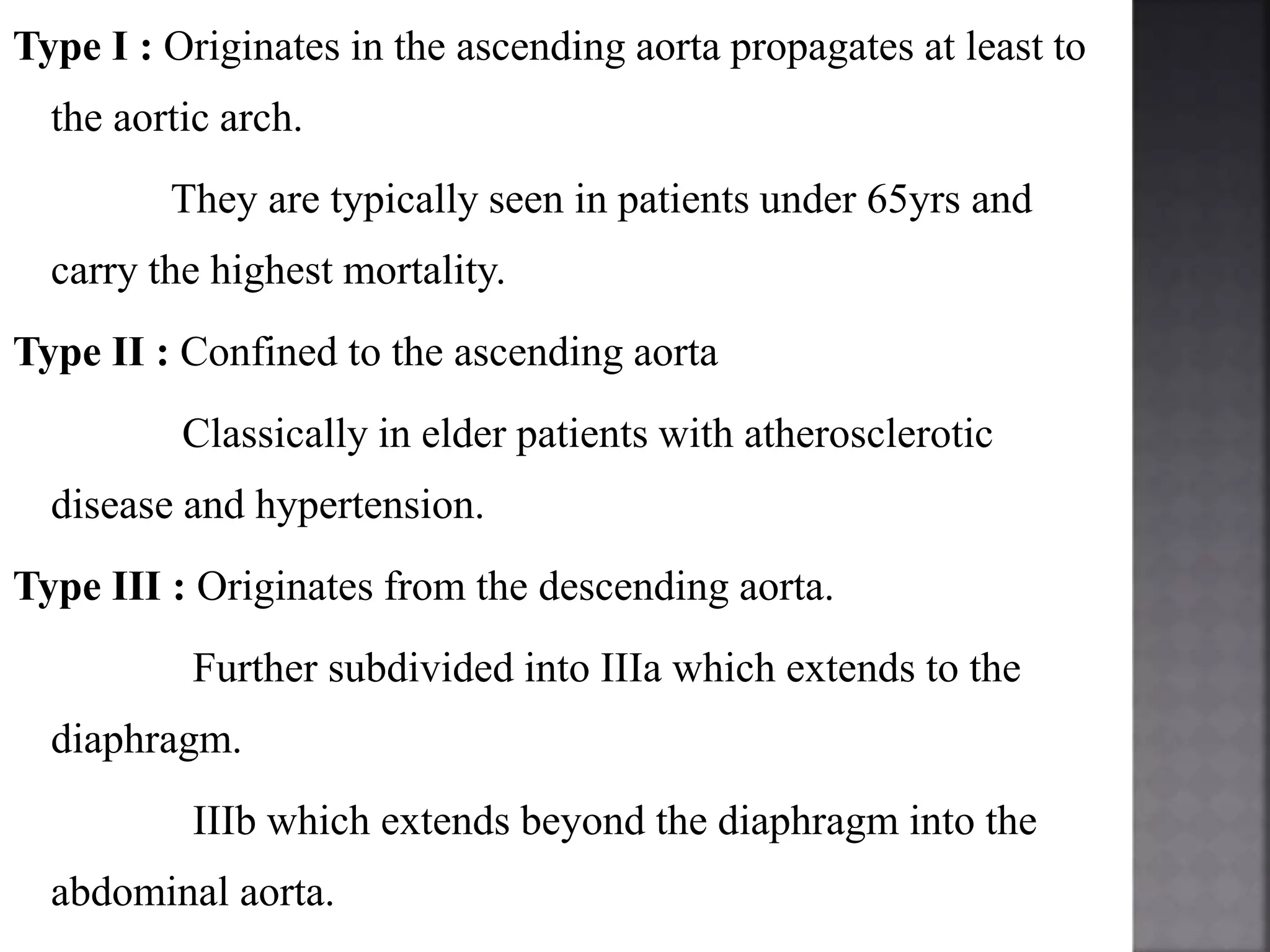 AORTIC DISSECTION | PPTX