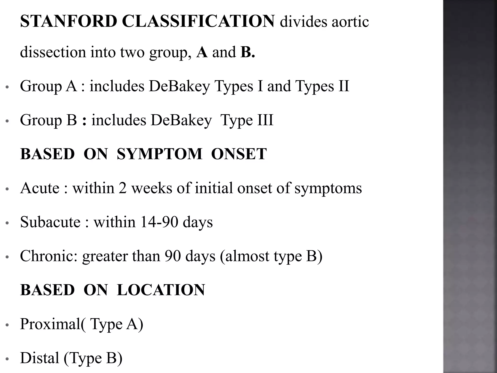 AORTIC DISSECTION | PPTX