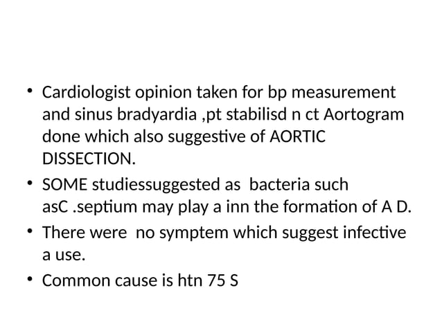 Case presentation of aortic dissection.pptx