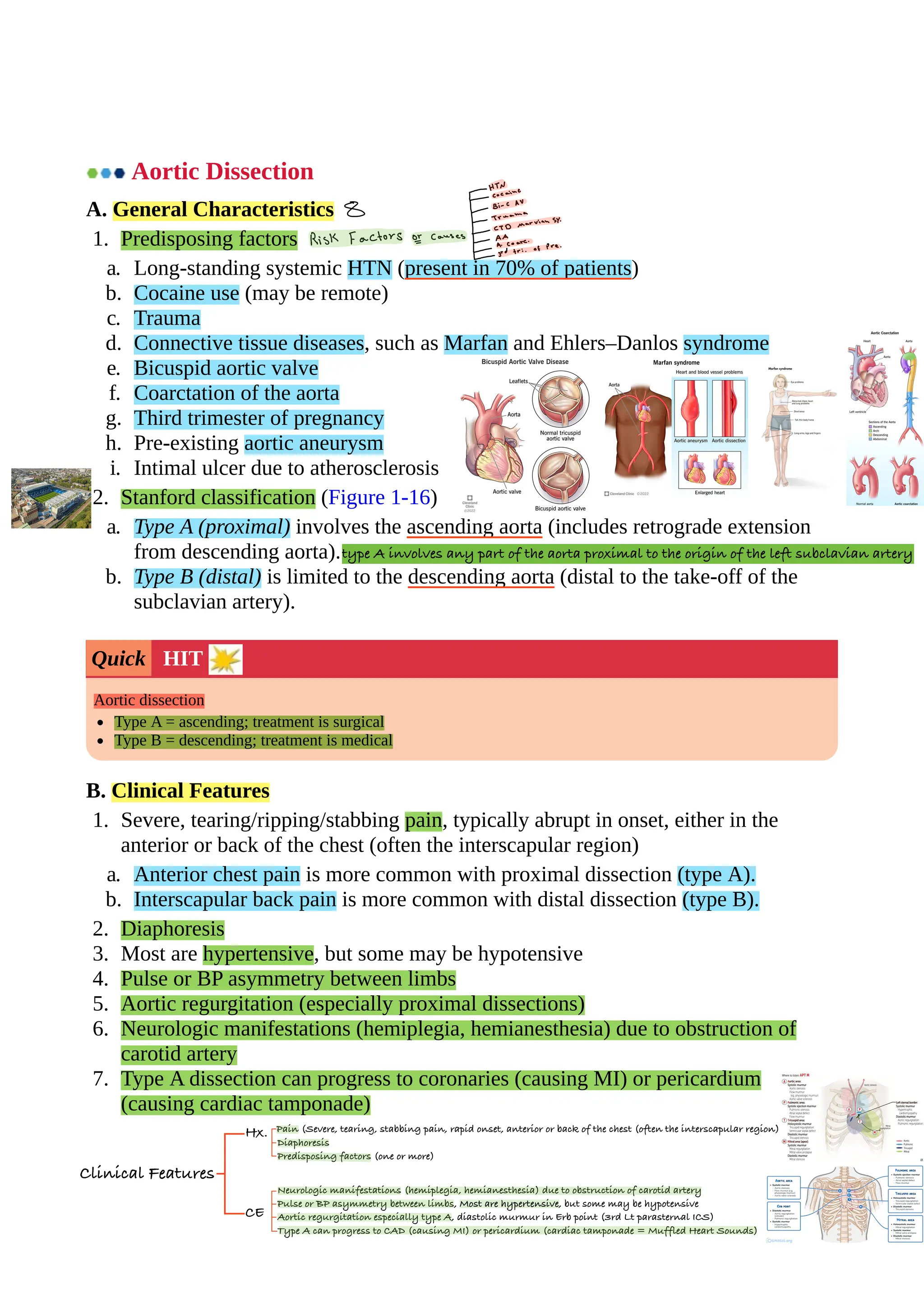 Aortic Dissection (cardiovascular system) | PDF