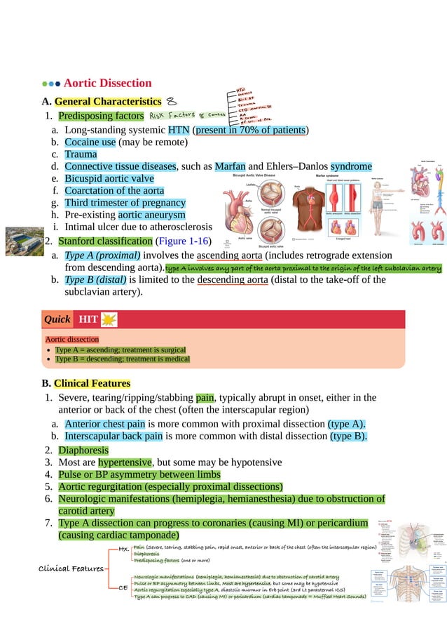 Aortic Dissection (cardiovascular system) | PDF