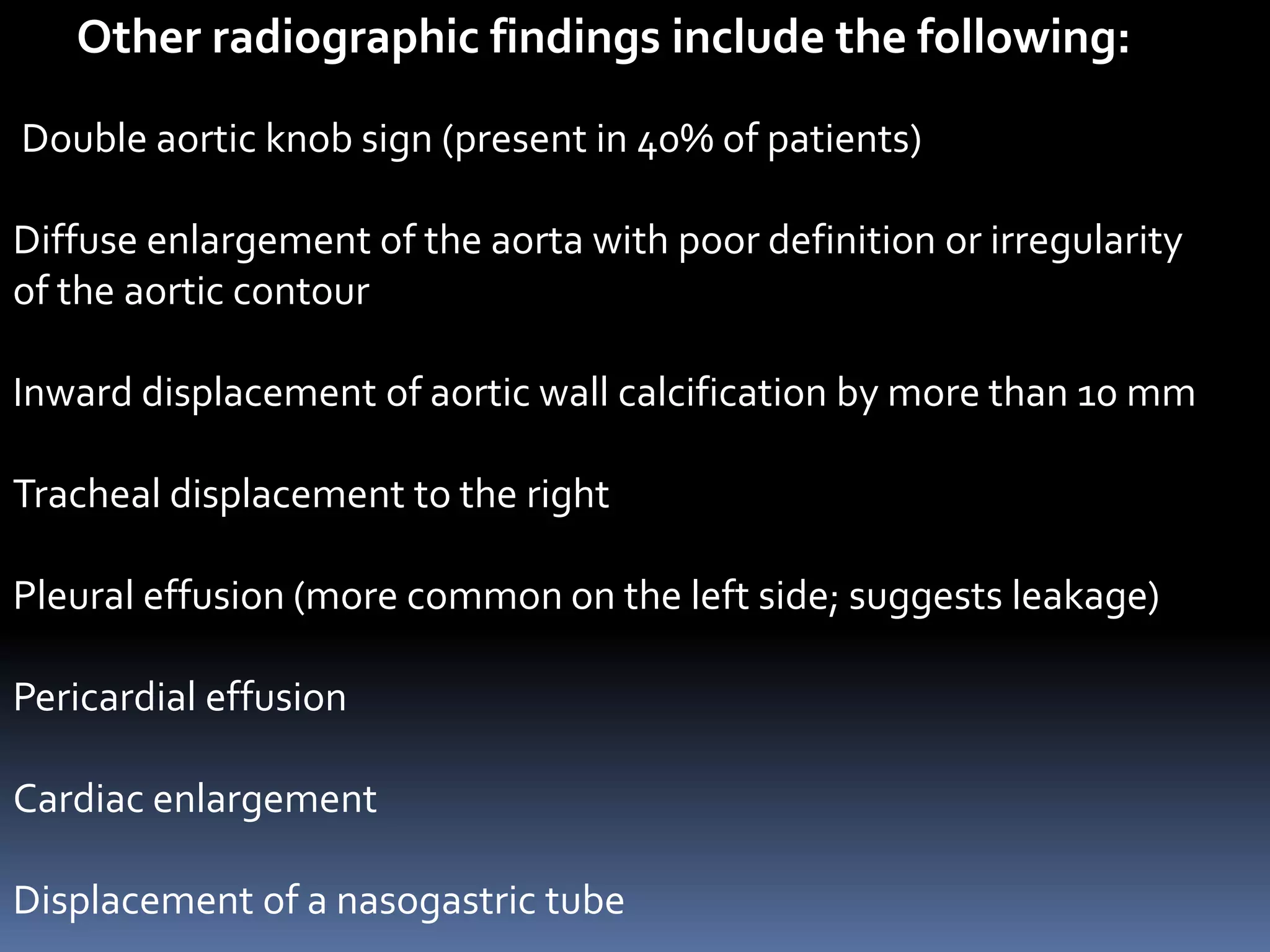 Aortic dissection 01 | PPTX