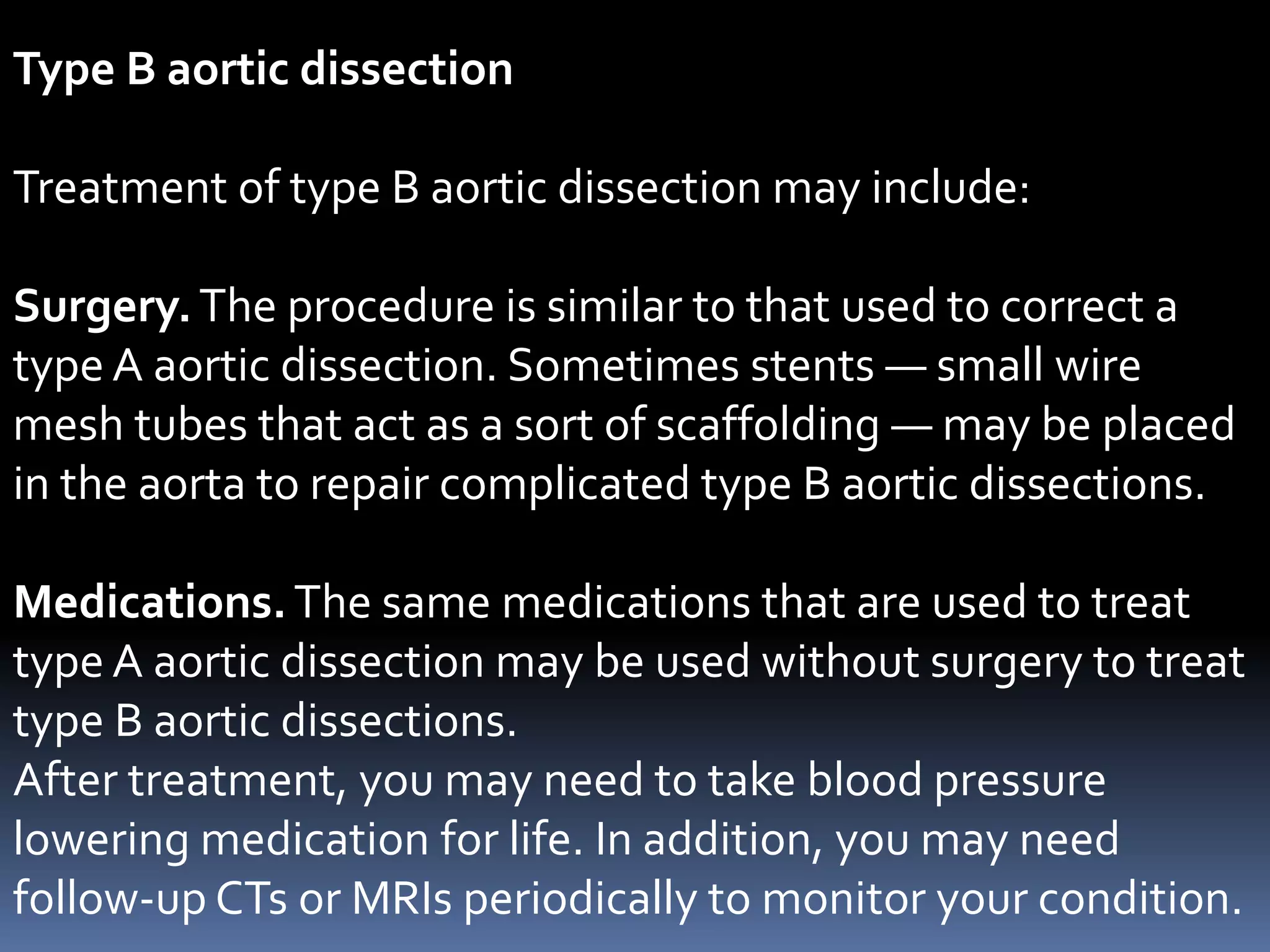 Aortic dissection 01 | PPTX