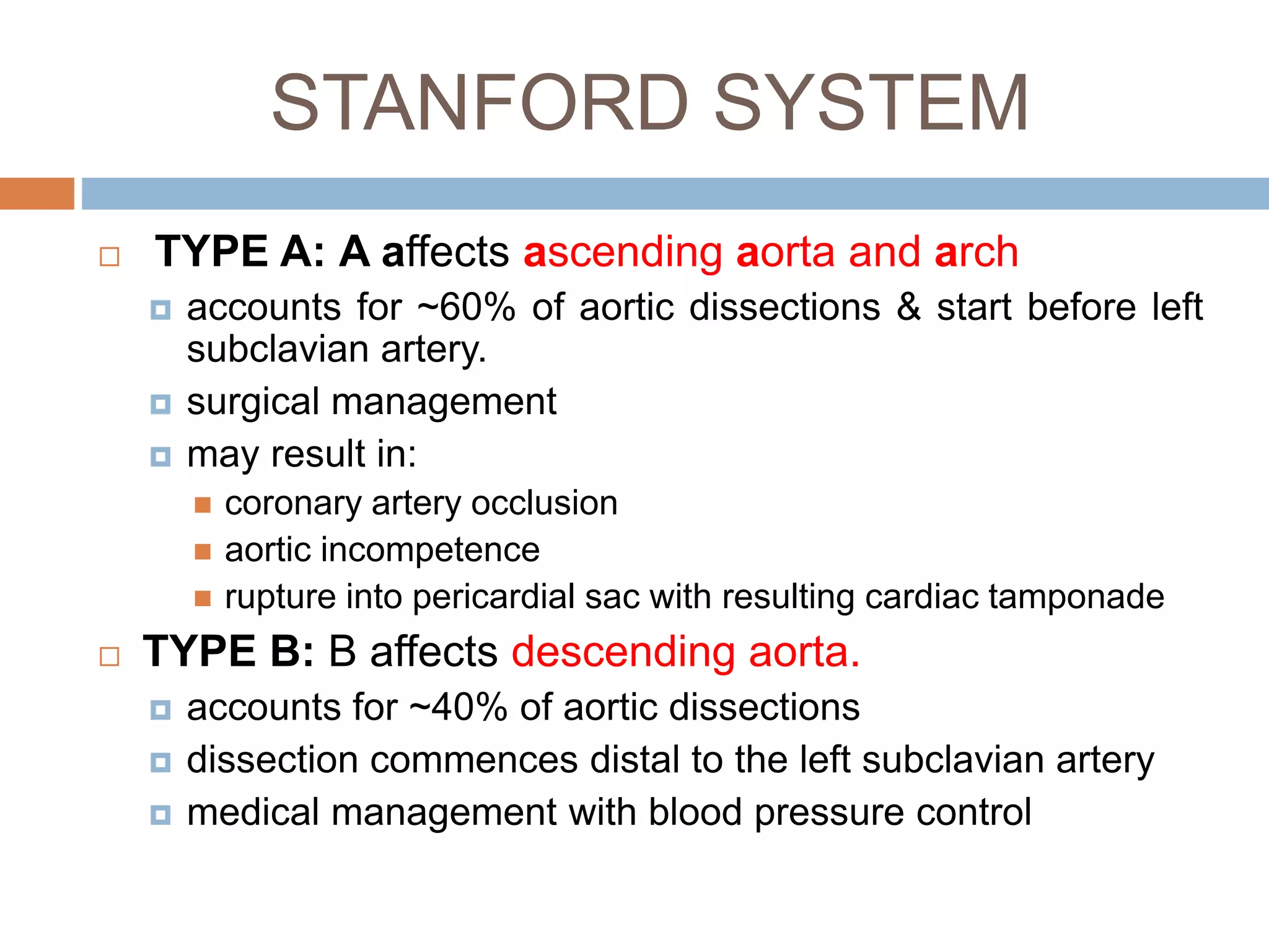 Aortic dissection nikku ppt | PPTX