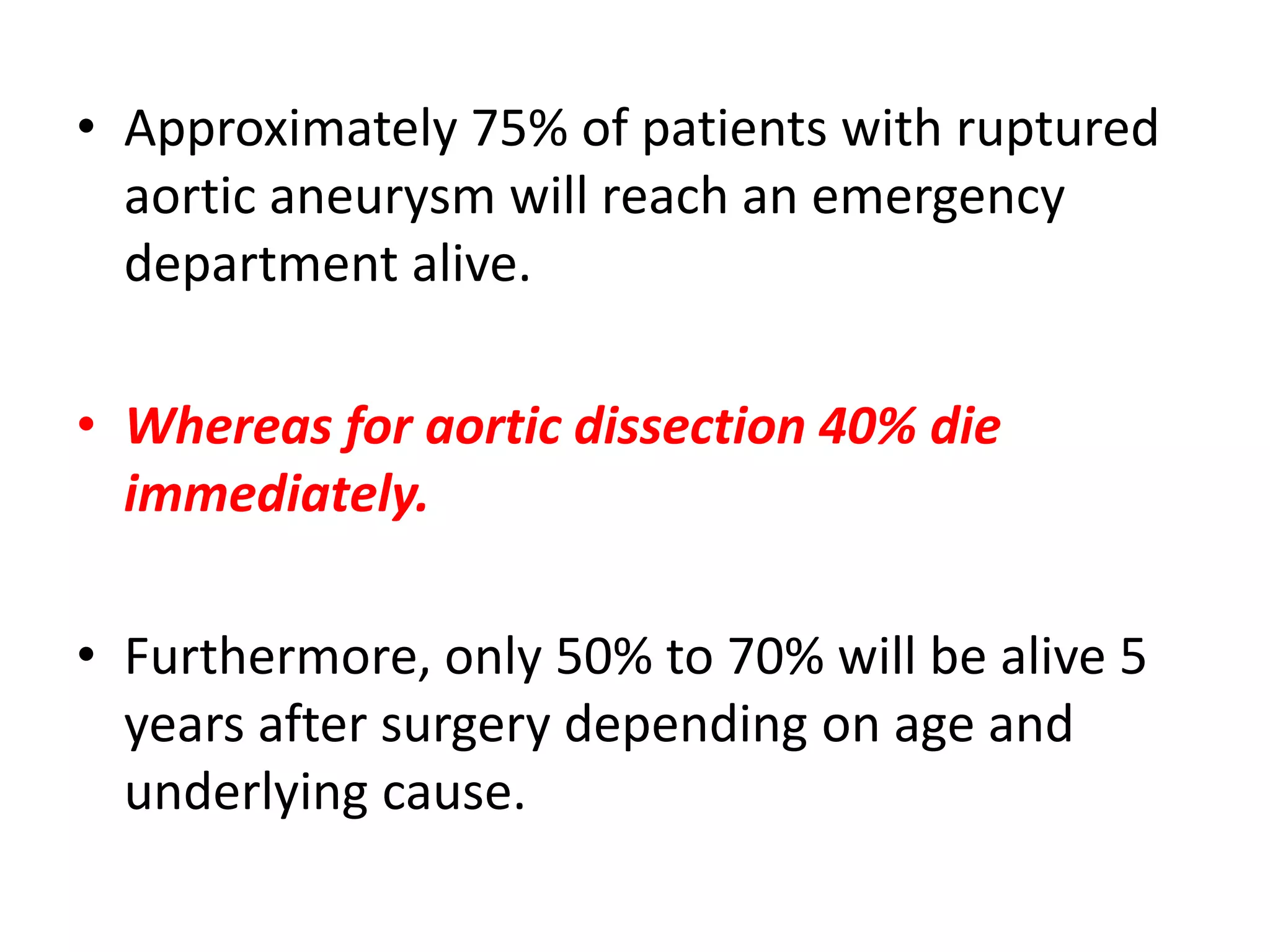 Aortic dissection ppt | PPTX | Heart and Cardiovascular Diseases ...