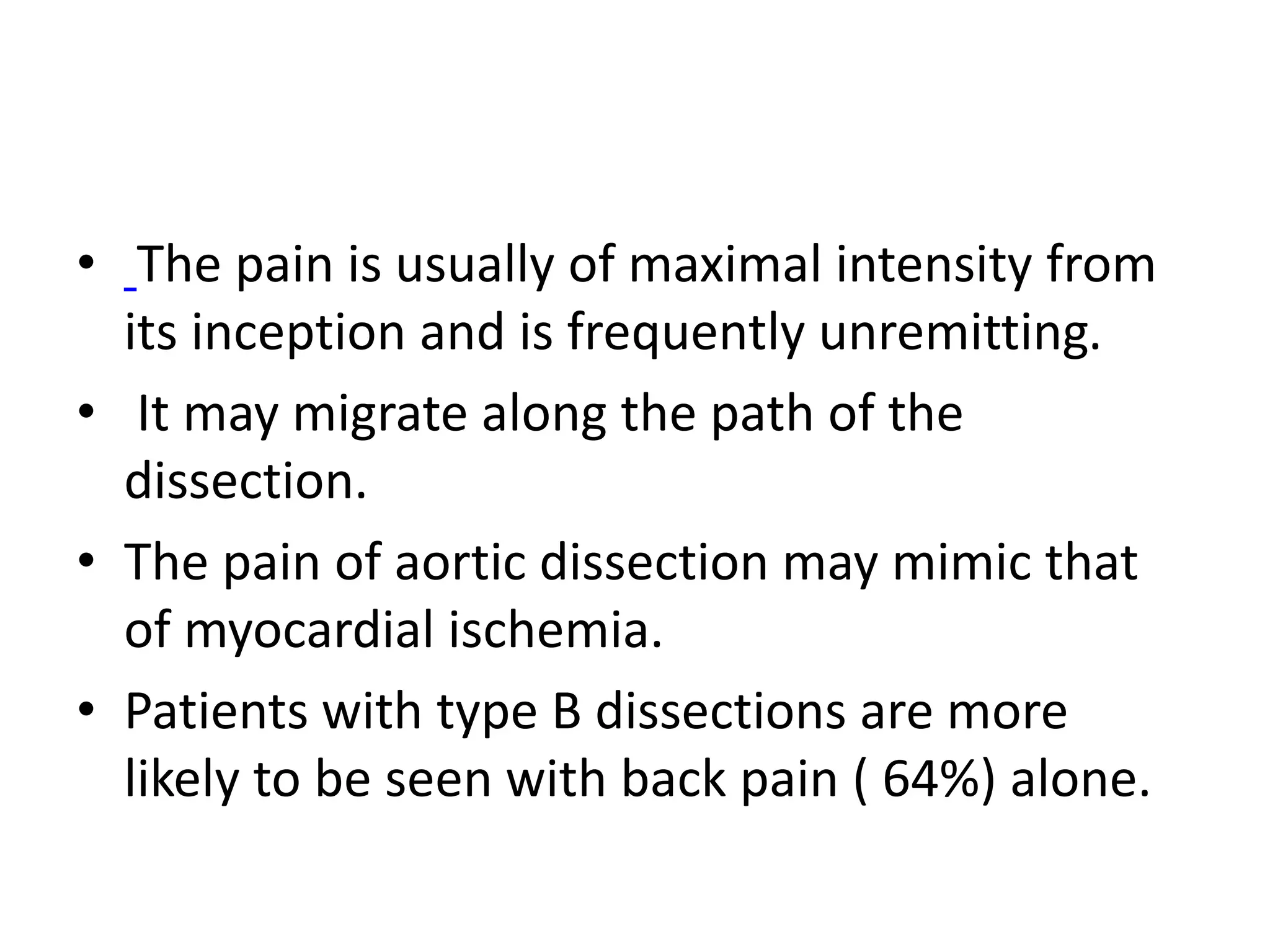 Aortic dissection ppt | PPTX